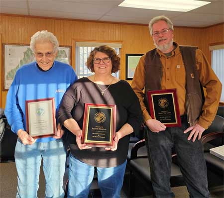 Retirement Plaque Presentation - Town of Denning - Ulster County, New York